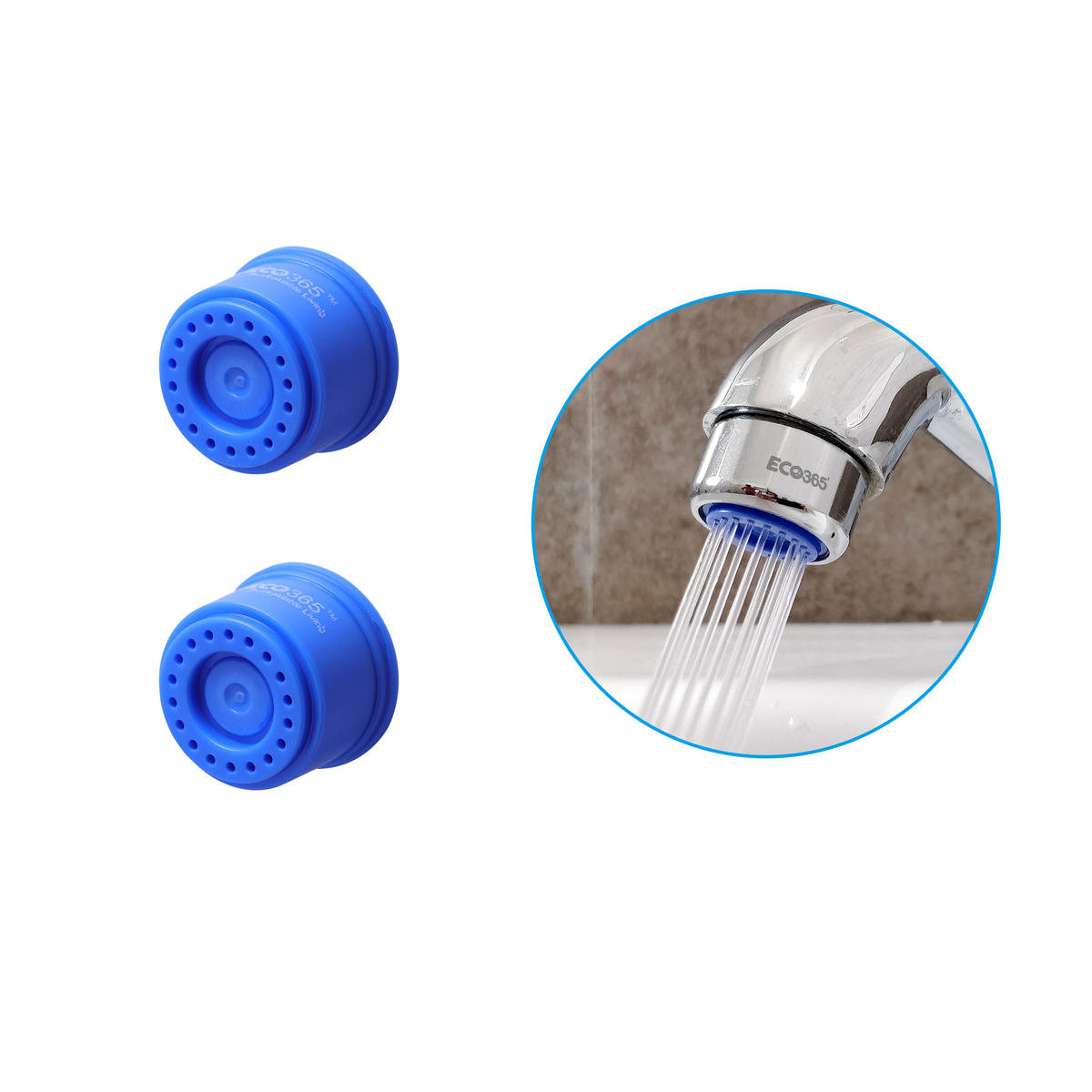 Shower Flow Aerator 2LPM SKU CODE — ECO365