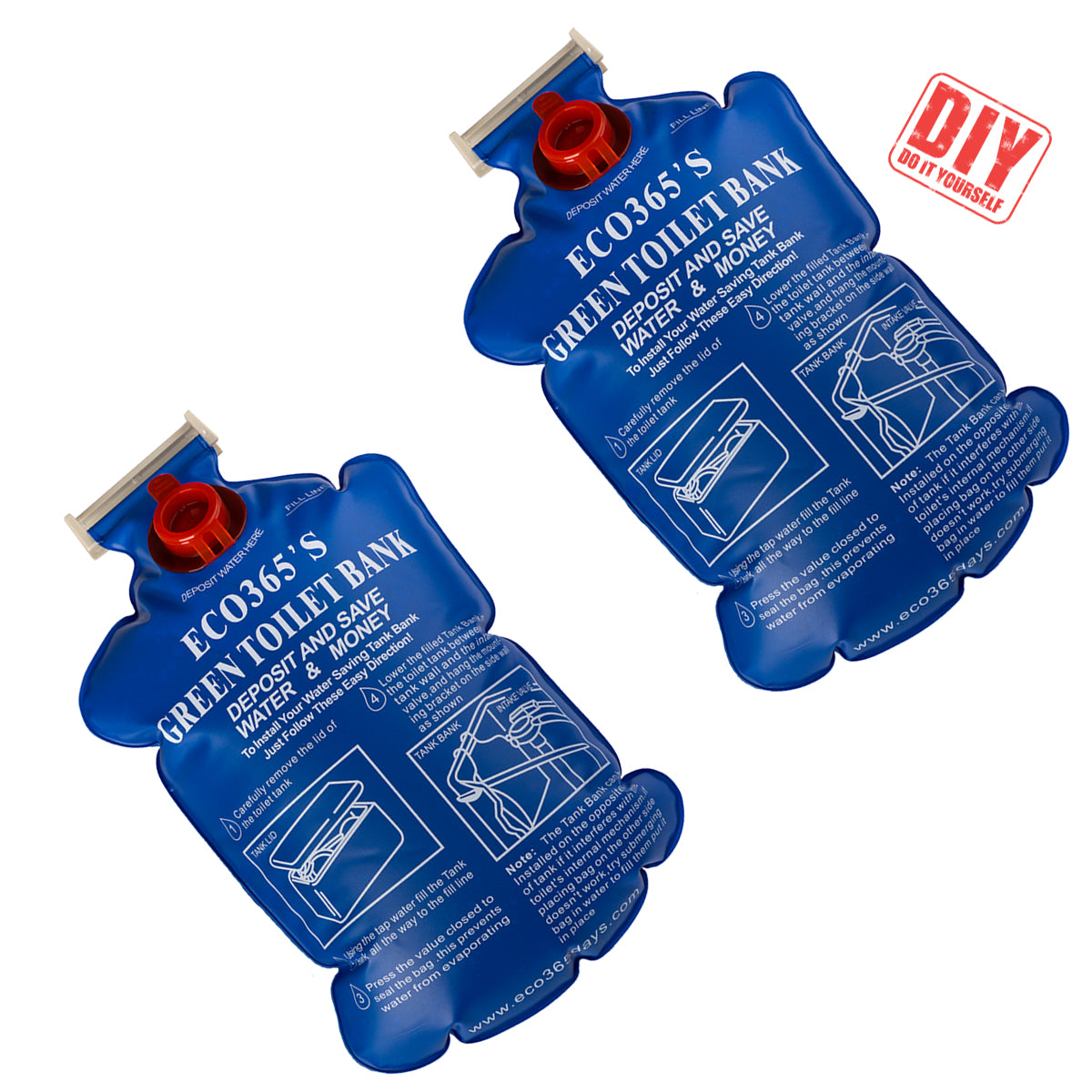 Water Saving Toilet bank (Pack of 2) — ECO365